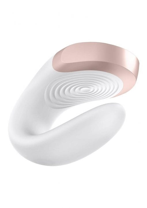 Satisfyer Double Love Silicone Rechargeable Dual Vibrator With Remote